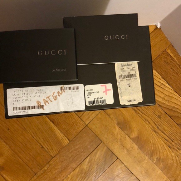 Gucci | Shoes | Gucci Heel In Grey Stone | Poshmark